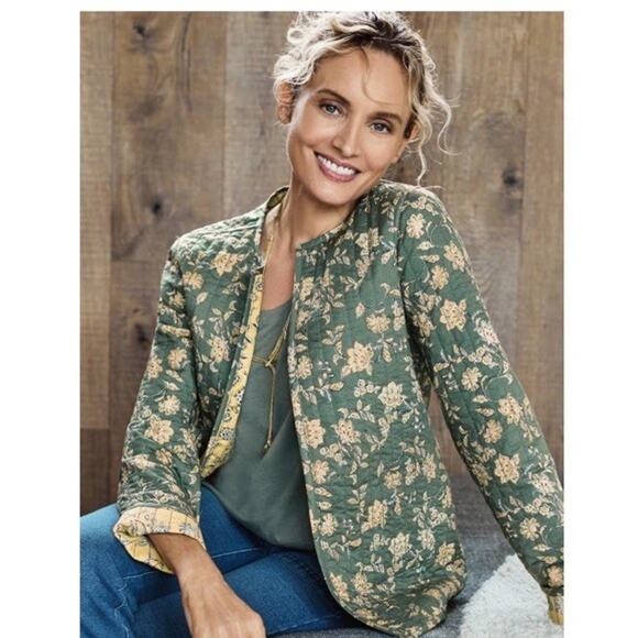 J. Jill | Jackets & Coats | Jjill Pure Jill Reversible Quilted Jacket ...